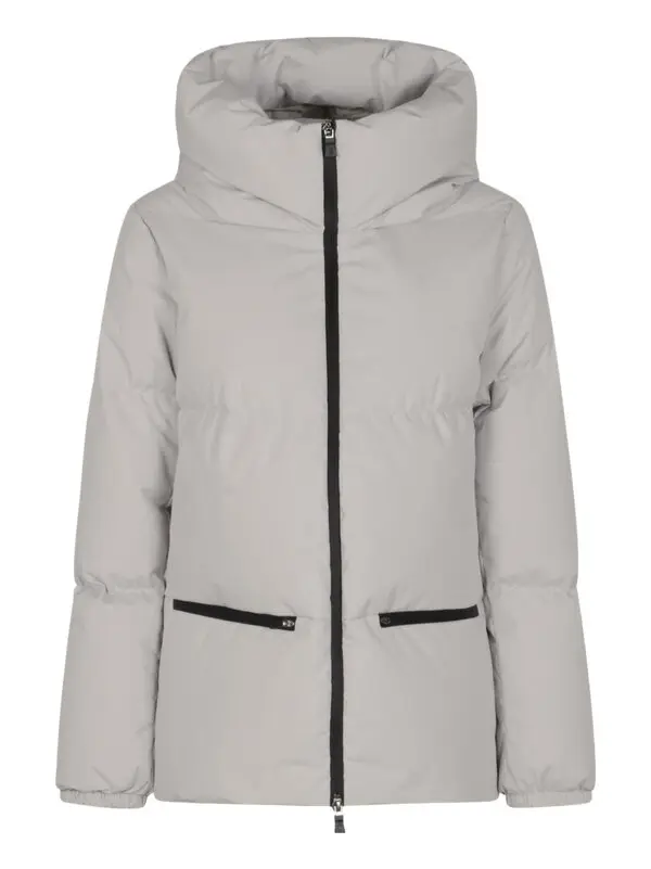 Herno Logo-print Padded Jacket - Gray