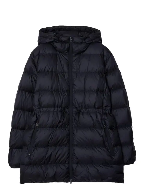 Burberry Quilted Nylon Hooded Down Jacket - Indigo Purple
