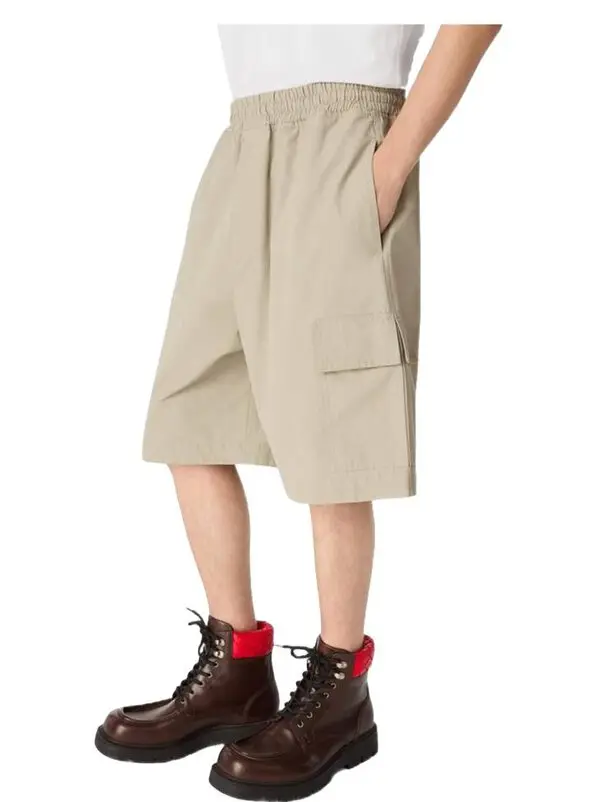 Bottega Veneta Technical Cargo Shorts - Nude