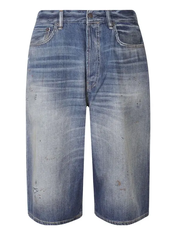 Acne Studios Distressed Wide-leg Jeans - Gray