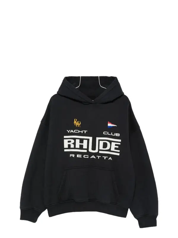 Rhude Regatta Yacht Club Hoodie - Black