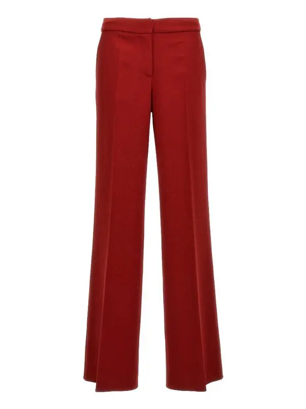 GIANLUCA CAPANNOLO Pleated Casual Pants - Red