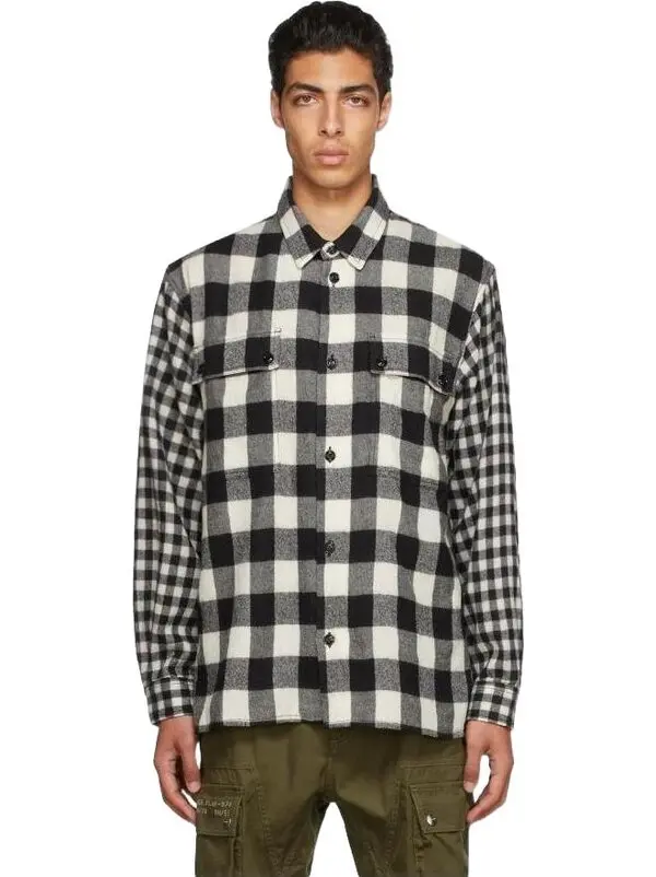 DIESEL® Flannel Checked Knitted Shirt - Multicolor