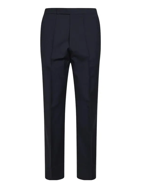 Prada Pleated Tailored Trousers - Blue