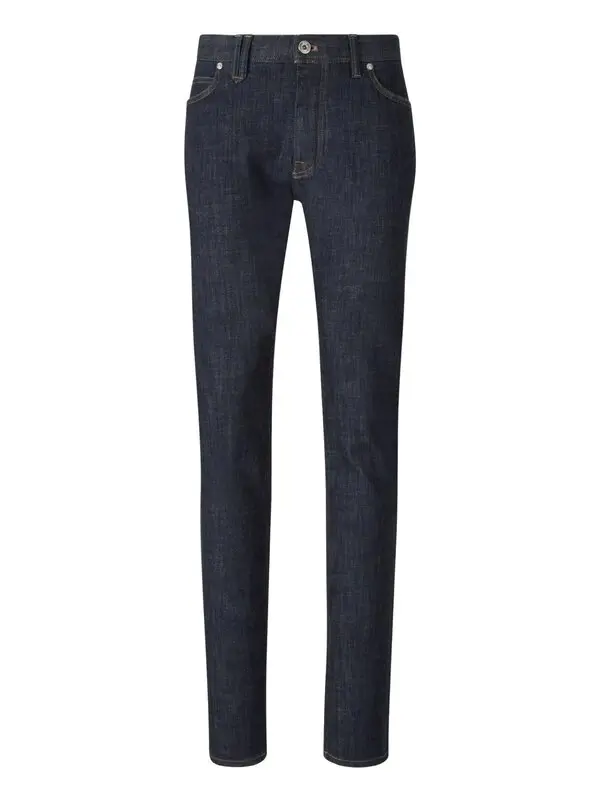 Brioni Classic Fit Tailored Jeans - Black