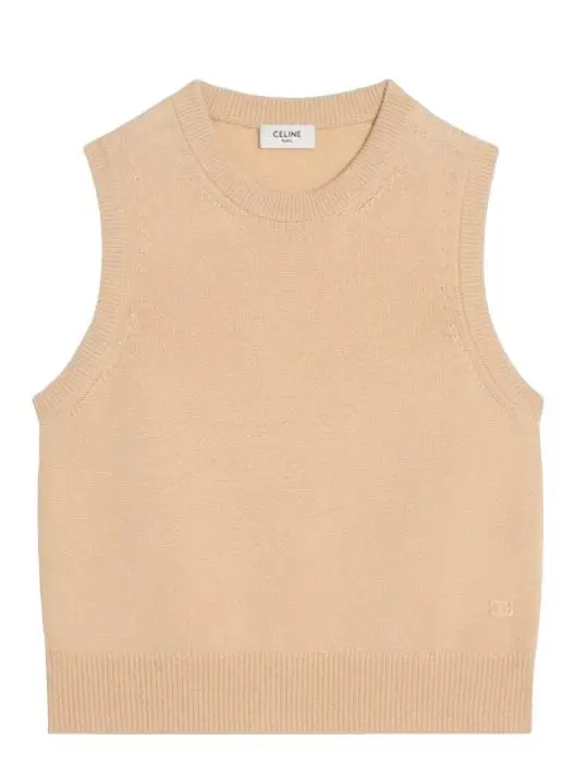Celine Crew Neck Sweater In Scottish Cashmere - Tigre