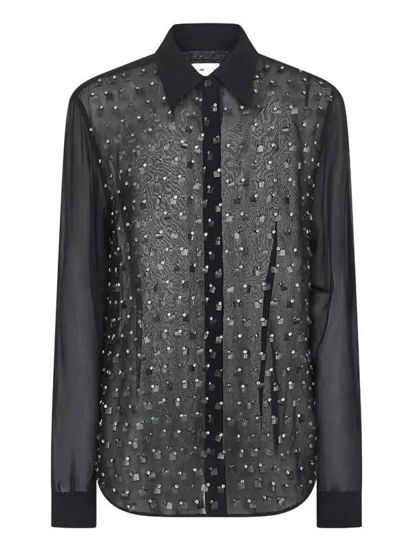 Dries Van Noten Long Sleeve Shirt - Black