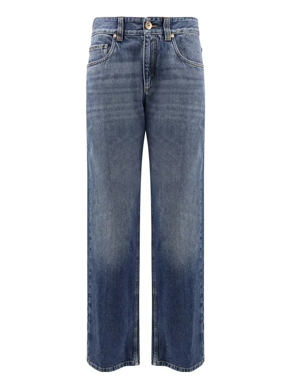 Brunello Cucinelli Straight-leg Jeans - Blue