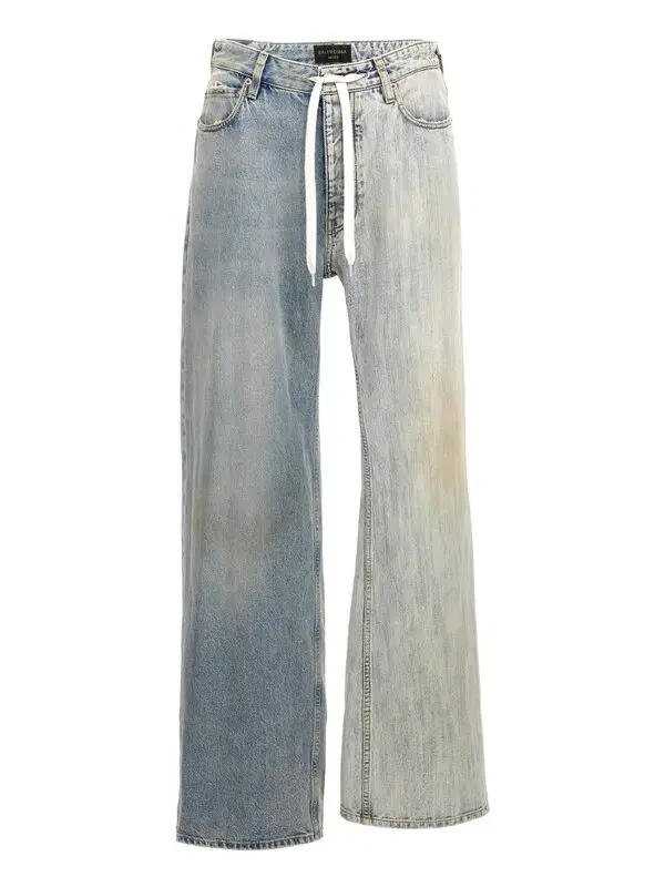 Balenciaga Fifty-fifty Jeans - Blue