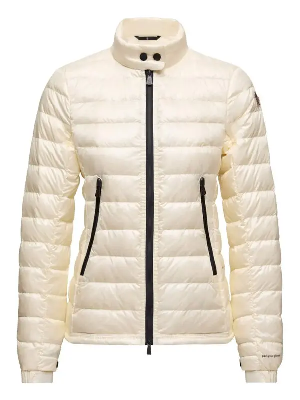 Moncler Zip-up Padded Jacket - White