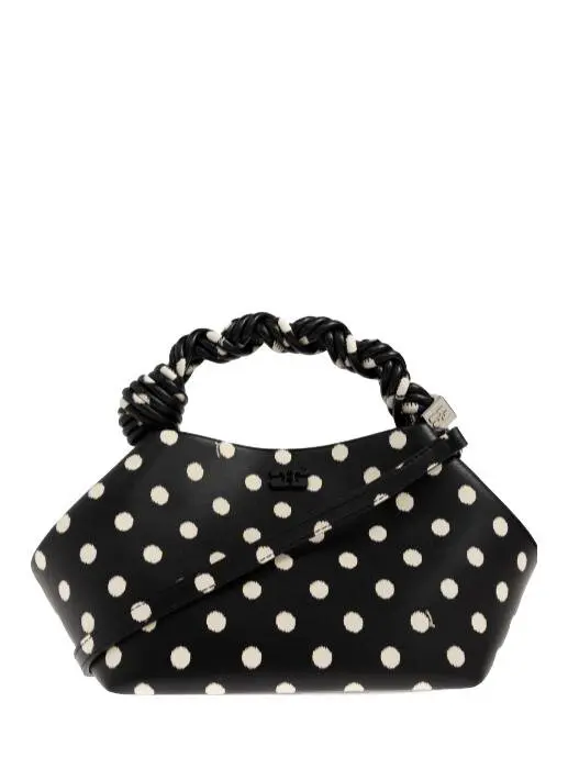 GANNI Small Bou Bag Polka-dot - Black