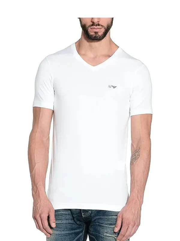 Emporio Armani Logo Details T-shirt - White