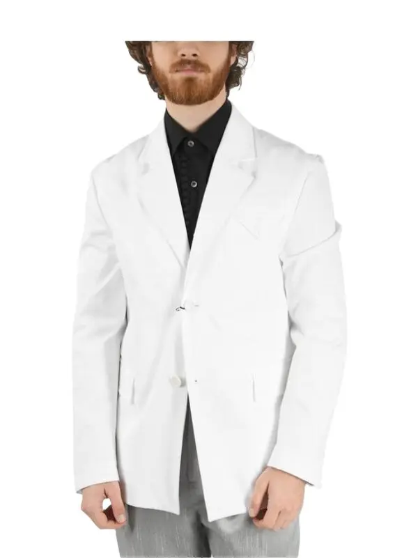 Bottega Veneta Long-sleeved Blazer - White