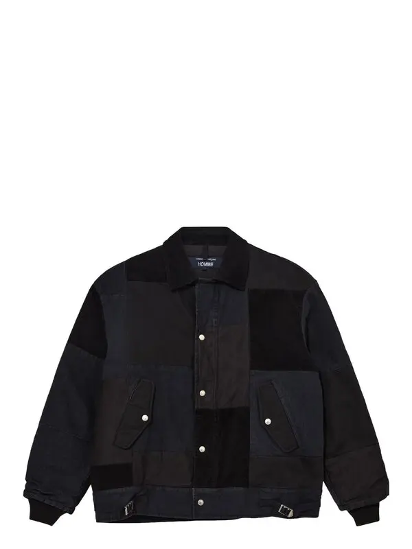 Comme Des Garçons Patchwork Casual Jacket - Black