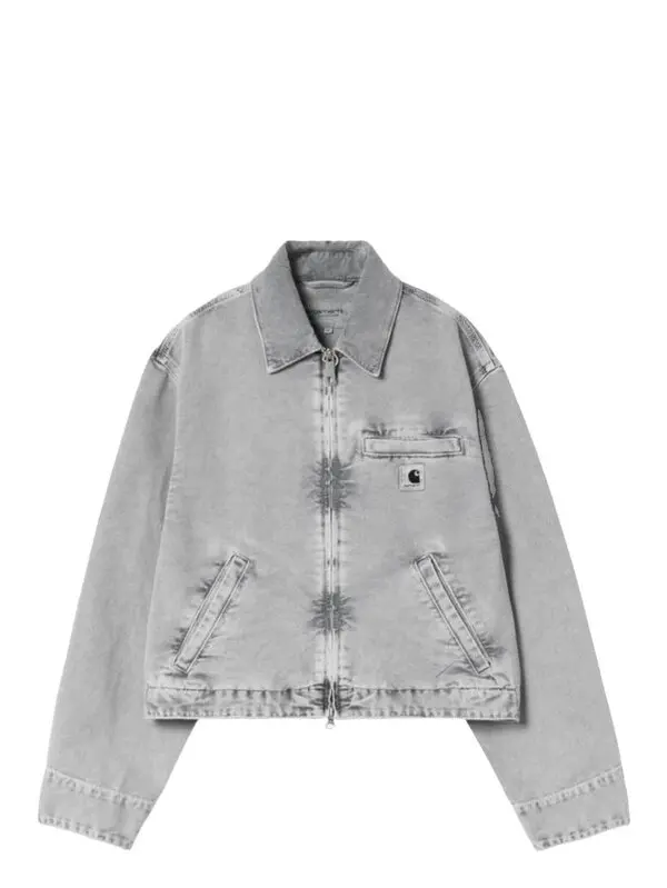 Carhartt Work In Progress Emery Jacket - Black/black (chalk Wash)