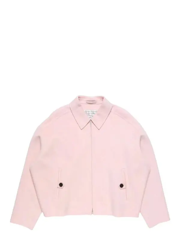 Acne Studios Zip-up Shirt Jacket - Baby Powder
