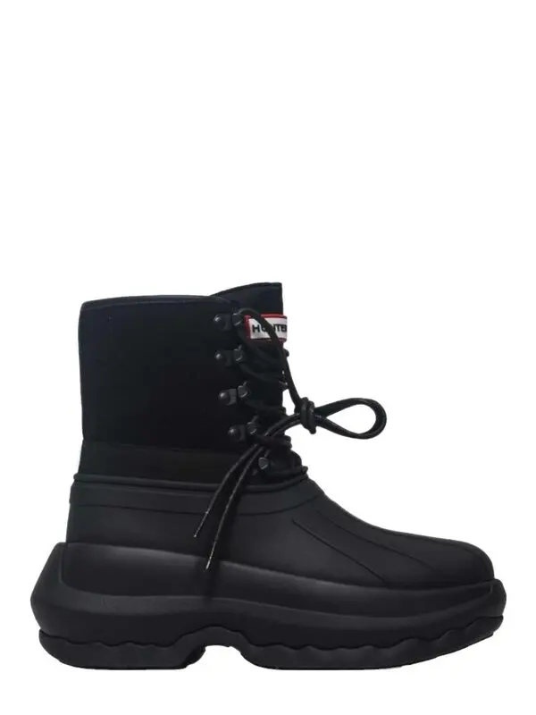 Kenzo X Hunter Utilitarian Lace-up Ankle Boots - Black