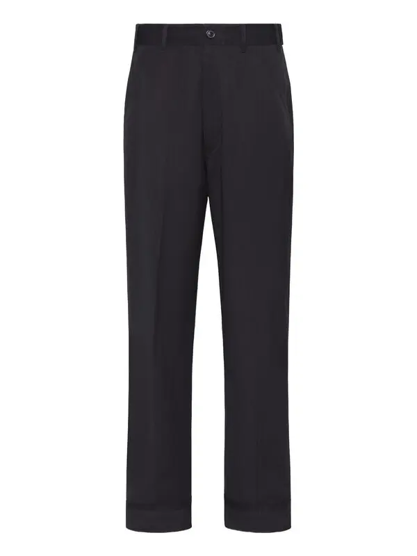 MAISON MARGIELA Woven Trousers - Black