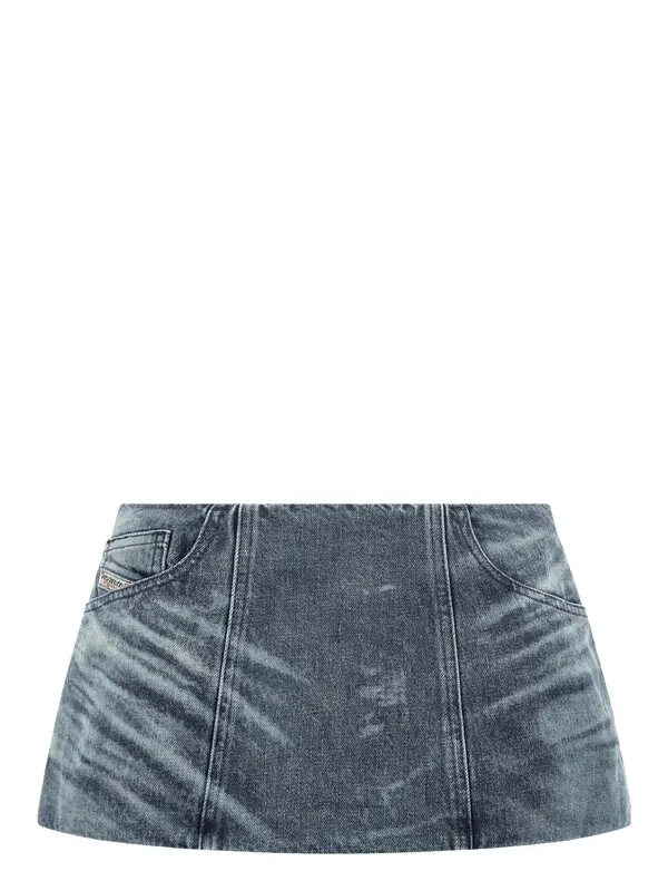 DIESEL® Denim Mini Skirt - Light Blue