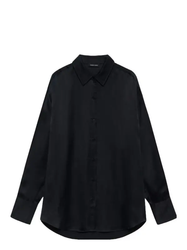 ANINE BING Essie Shirt - Black