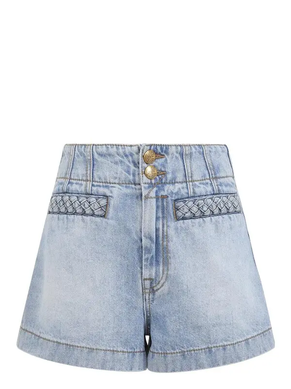Zimmermann Lucky Denim Shorts - Skylark