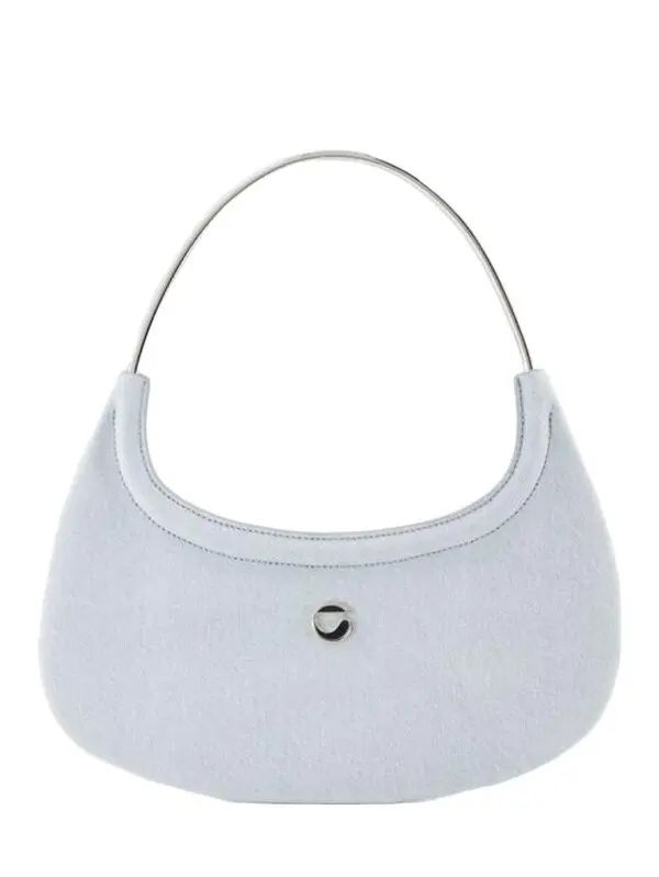 Coperni Ring Swipe Tote Bag - White