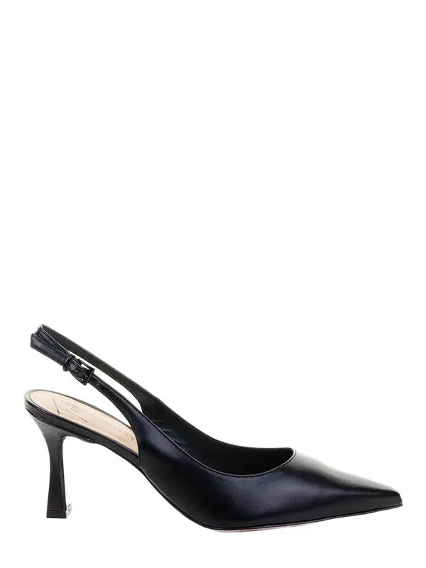 Roberto Festa Pointed Toe Slingback High Heel Pumps - Black