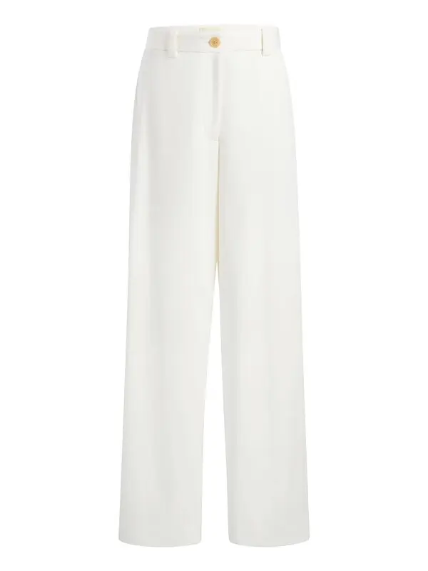 Khaite Gari Tailored Trousers - Chalk