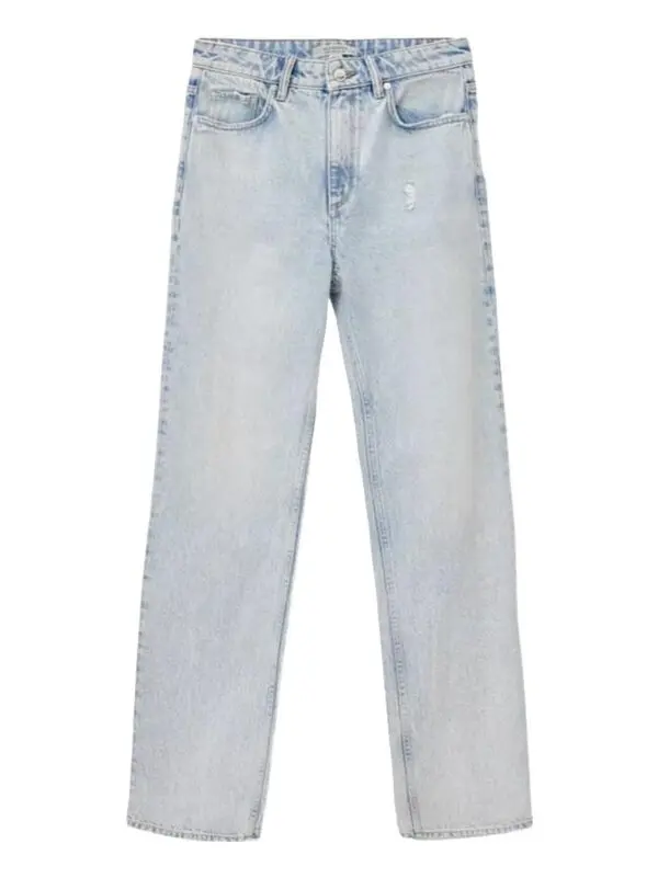 ALLSAINTS Brooklyn Straight Leg Jeans - White