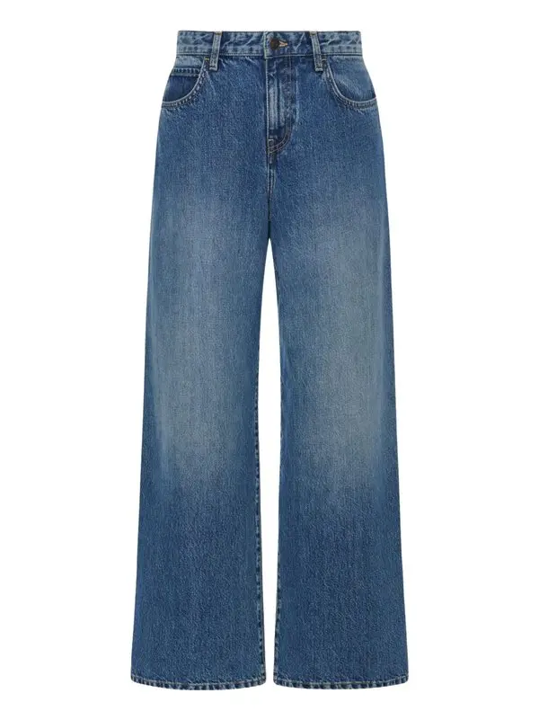 THE ROW Eglitta Wide Leg Jeans - Light Indigo