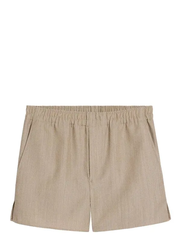 Ami Elastic Waist Shorts - Ginger