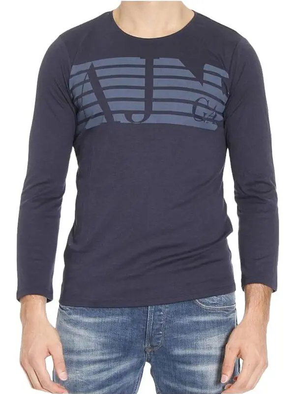 Emporio Armani Logo Details T-shirt - Black