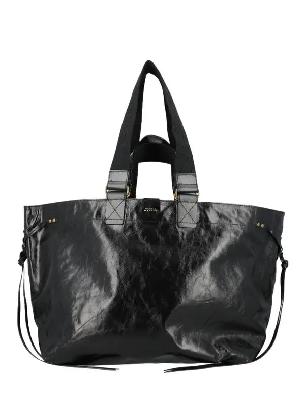Isabel Marant Étoile Logo Shoulder Bag - Black