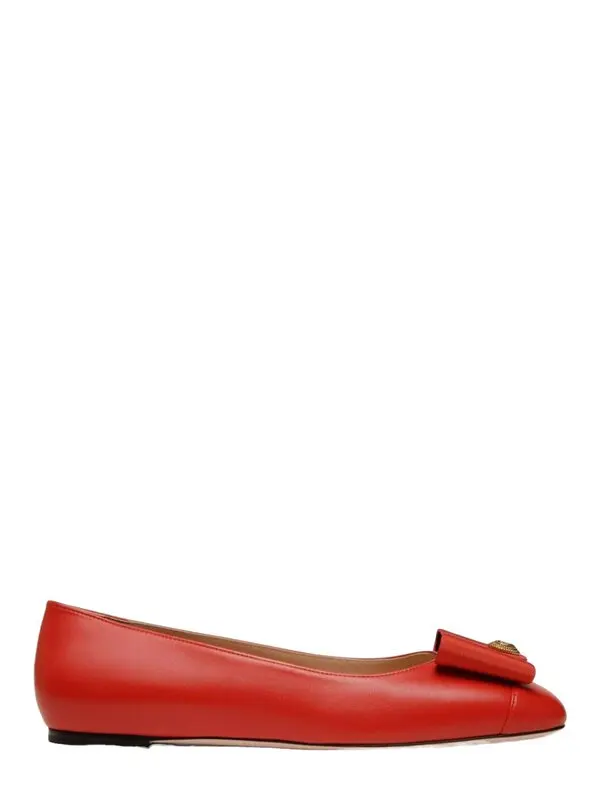 Bally B-bow Ballet Flats - Red