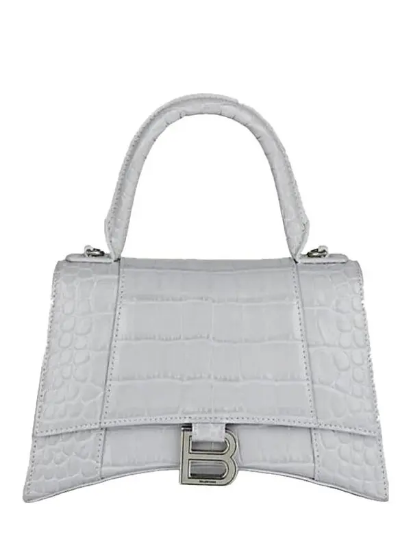 Balenciaga Hourglass Small Top Handle Bag - Gray