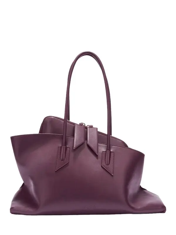 Attico La Passeggiata Medium Tote Bag - Plum