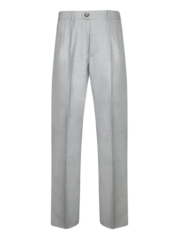 Brunello Cucinelli Pleated Tailored Trousers - Grey