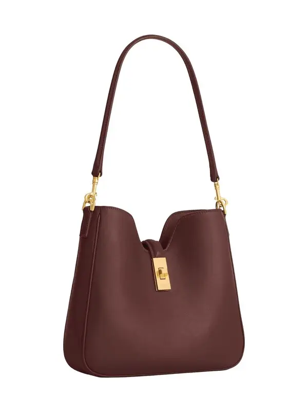 Celine Small Camille 16 Soft Bag In Smooth Calfskin - Chestnut