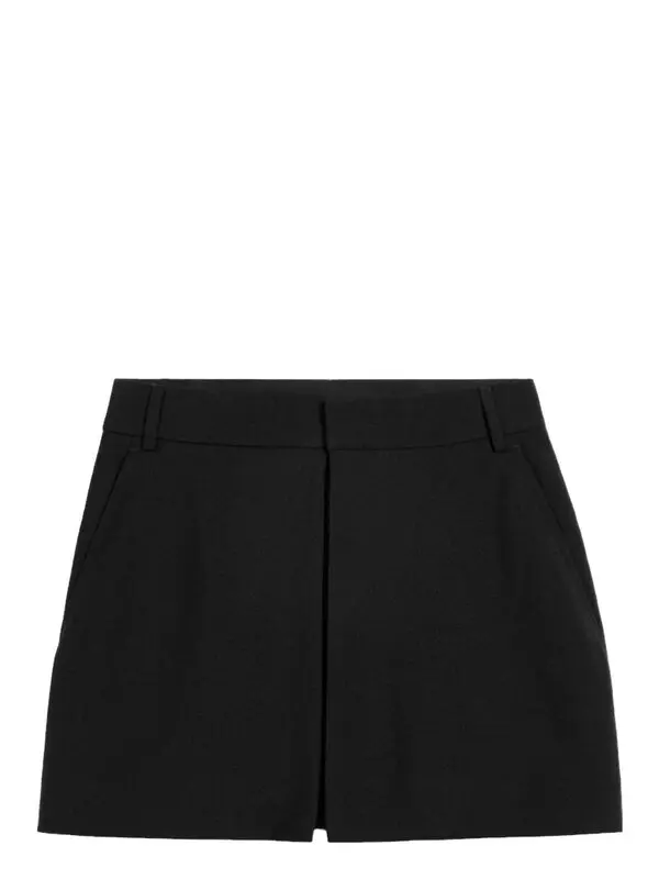 Ami Concealed-fastened Mini Skirt - Navy Blue