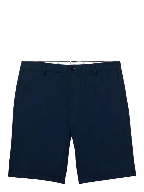Burberry Logo Appliqué Chino Shorts - Blue