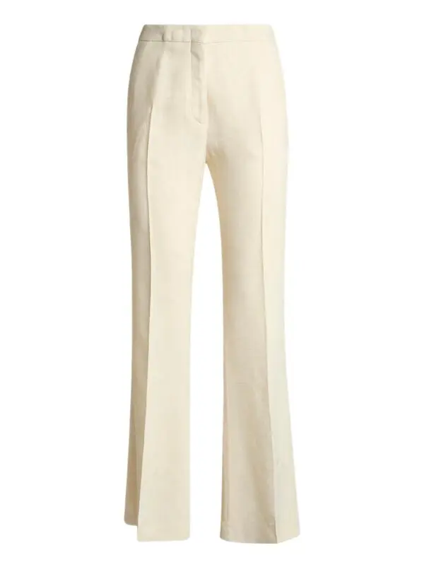 Etro Pleat Detailed Tailored Trousers - White