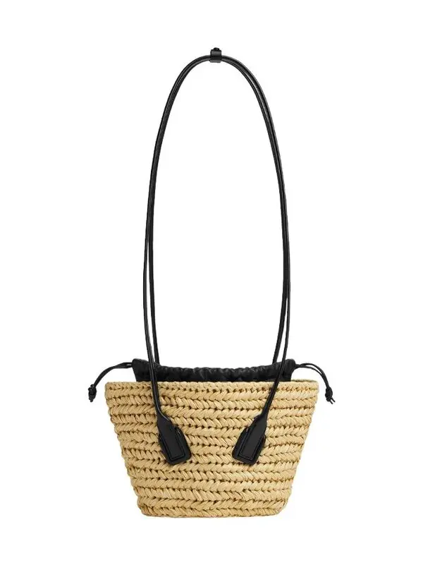 Bottega Veneta Small Arco Shopper Bag - Natural/black