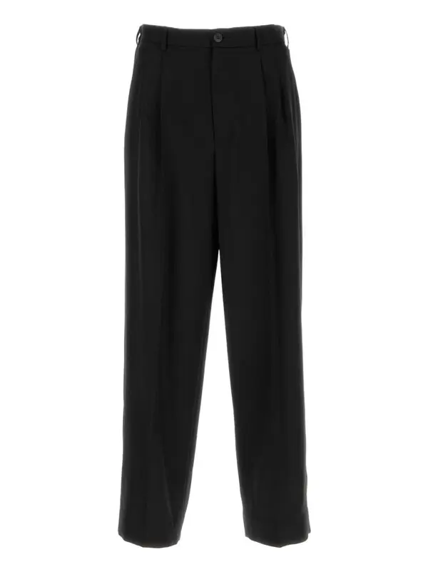 MAGLIANO Buttoned Pleated Trousers - Black