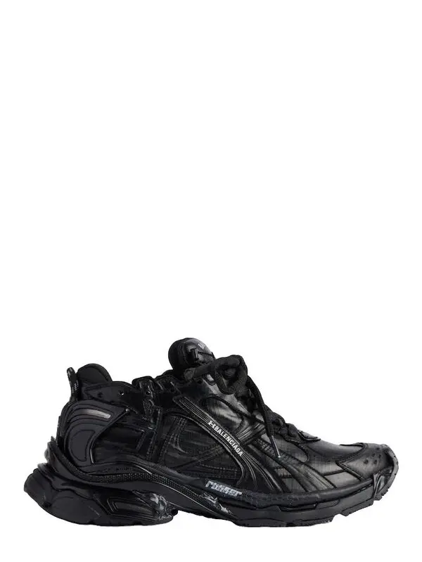 Balenciaga Runner Ripstop Sneakers - Black