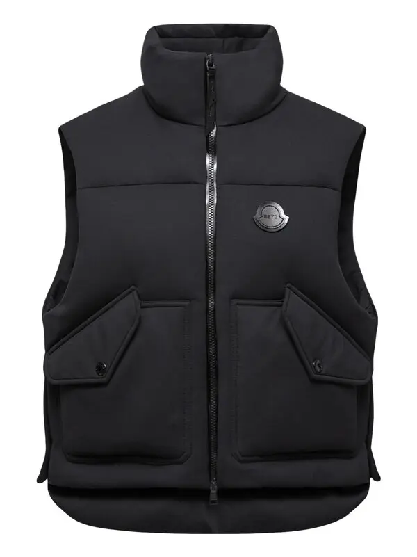 Moncler X Edward Enninful Otis Zip-up Gilet - Black
