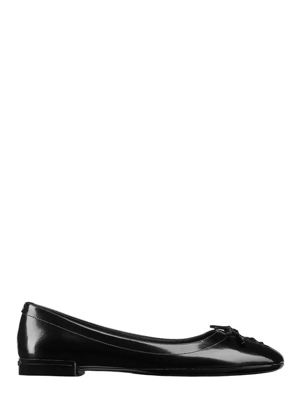JIMMY CHOO Scarlett Lace-up Bow Ballerina Flats - Black