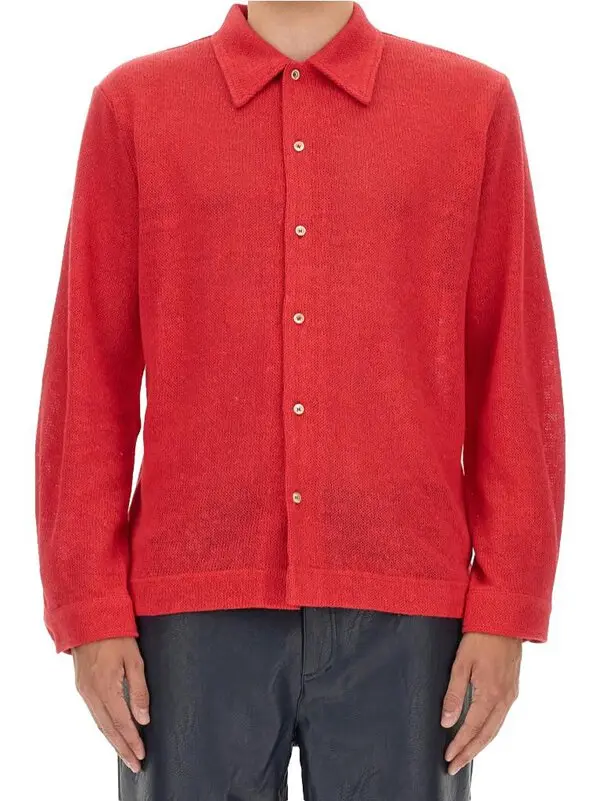 Séfr Garcia Buttoned Shirt - Red