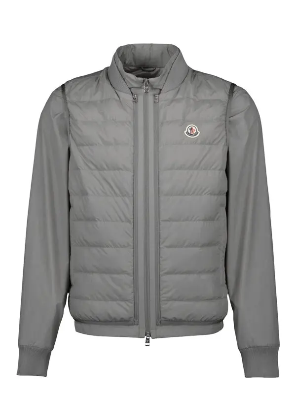 Moncler Verney 3-in-1 Short Padded Jacket - Gray