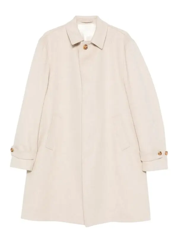 LARDINI Virgin Wool Coat - Pink