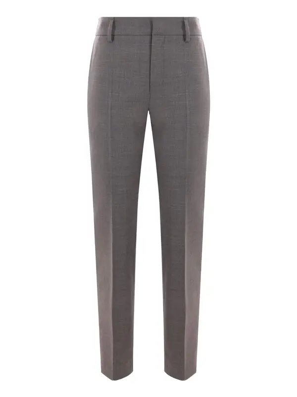 Brunello Cucinelli Mélange Effect Tailored Trousers - No